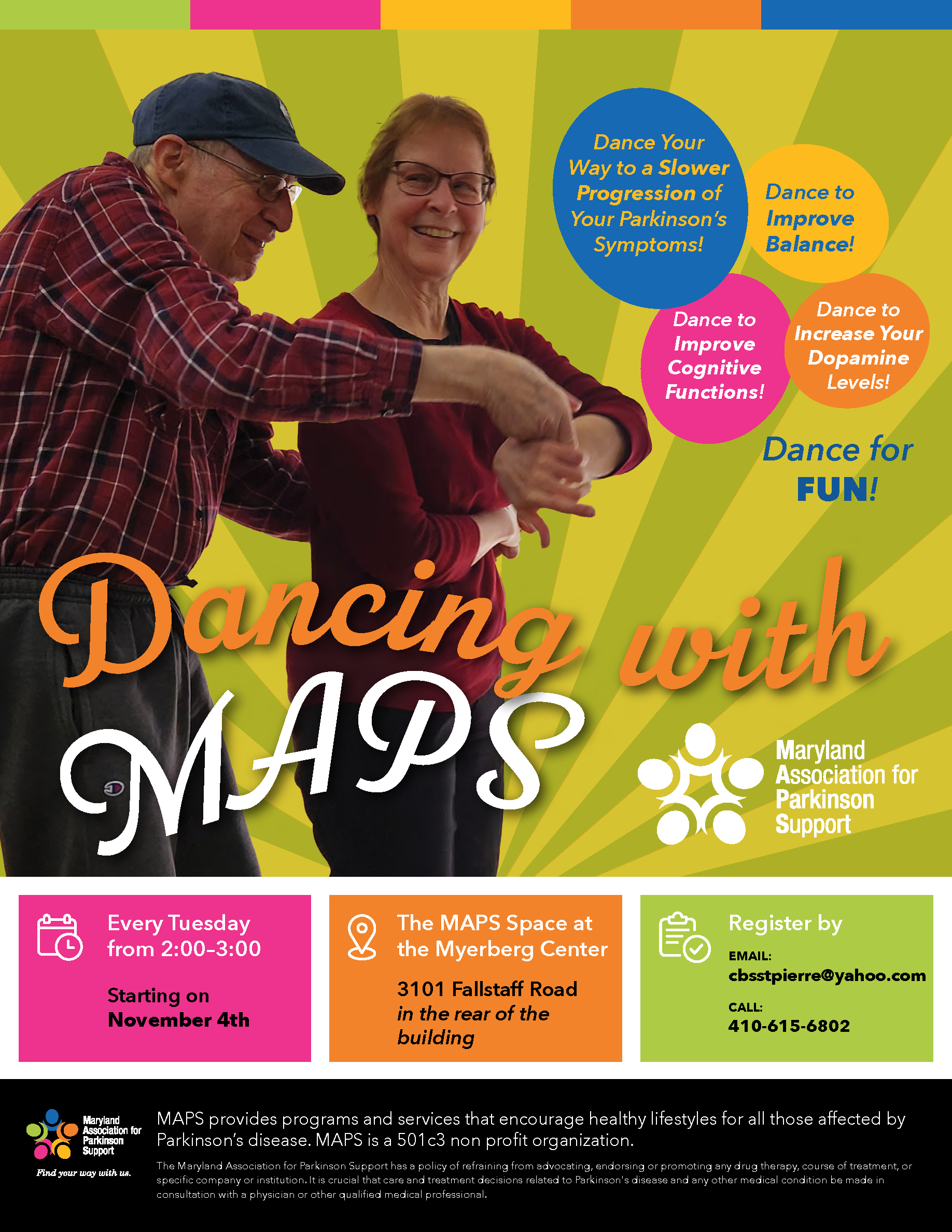 Dancing with MAPS - Maryland Association for Parkinson Support